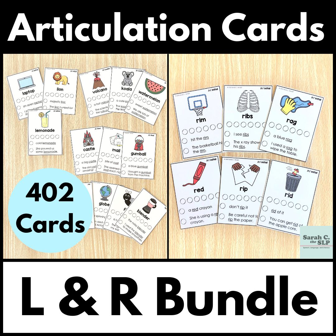 Articulation Worksheets For L Webber Articulation Cards Set 2 Fun